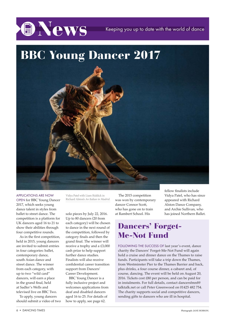 Dance Today July 2016 | Pocketmags.com