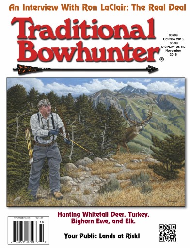 Traditional Bowhunter Magazine - Oct/Nov 2016 Subscriptions | Pocketmags