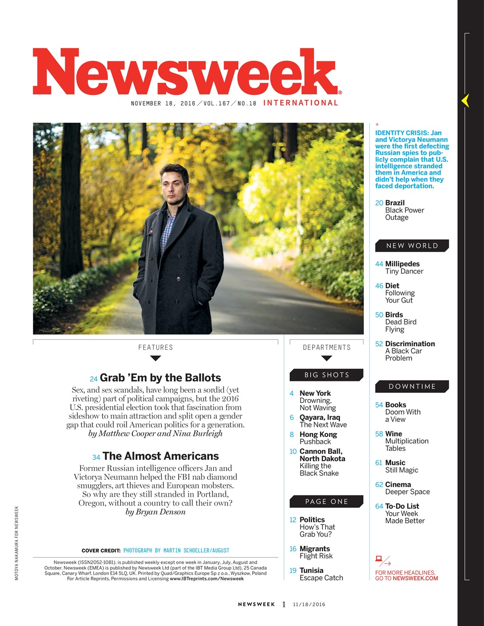 Newsweek International Magazine - 18th November 2016 Subscriptions ...