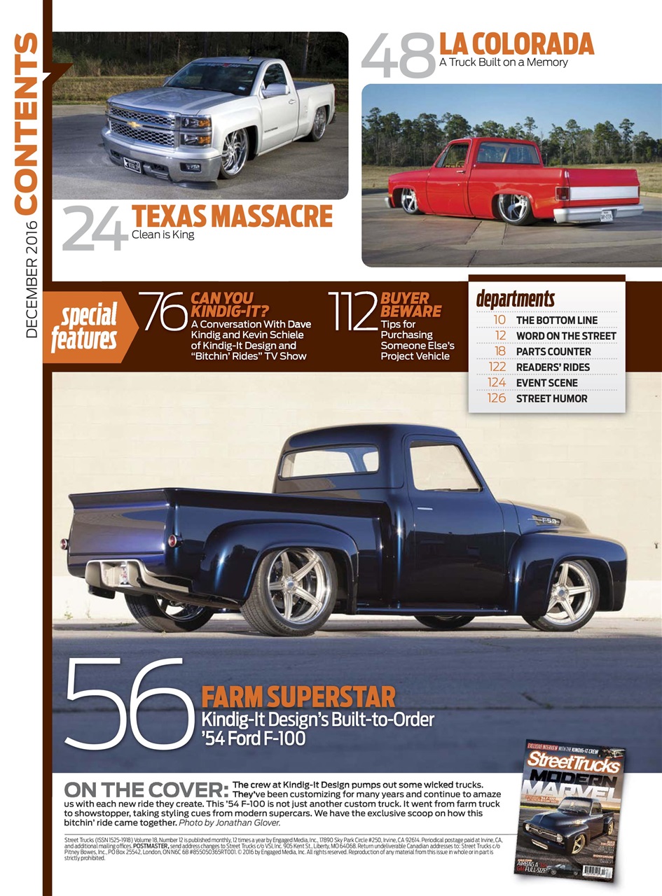 Street Trucks Magazine - December 2016 Subscriptions | Pocketmags