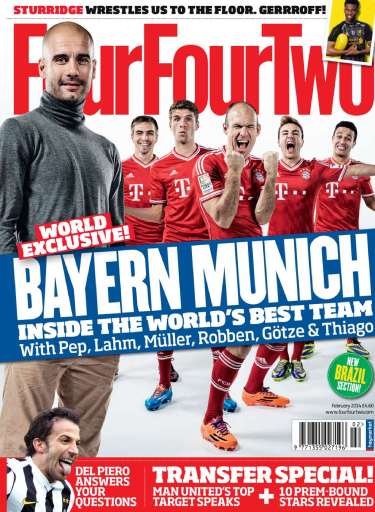 Four Four Two Magazine - February 2014 Subscriptions | Pocketmags